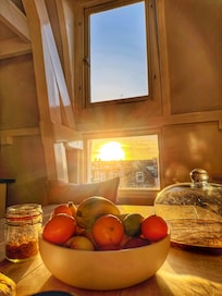 Sunrise from the dinning area