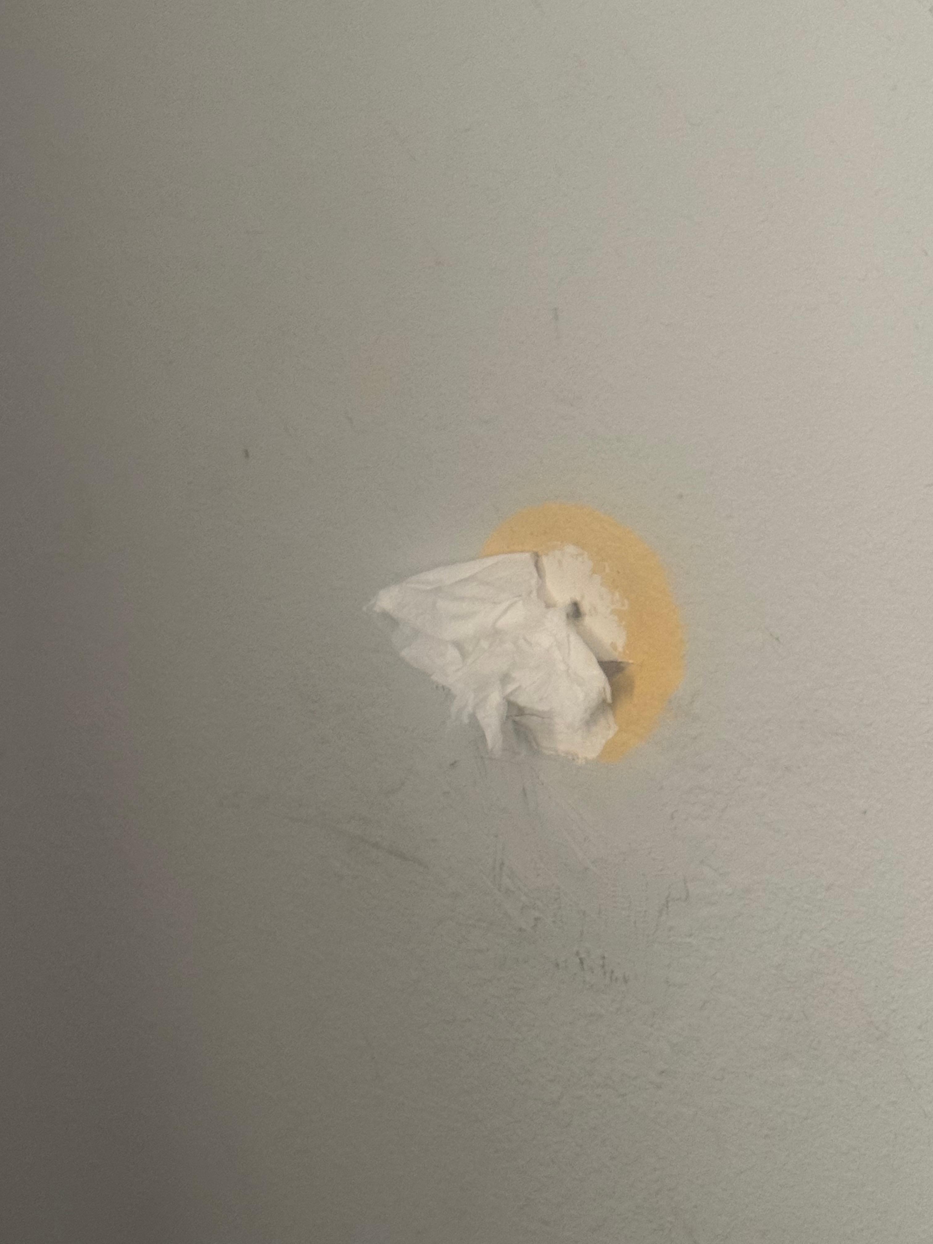 Bigger hole stuffed….