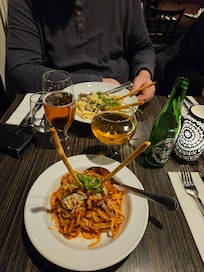 Mumsig pasta inte långt ifrån hotellet.