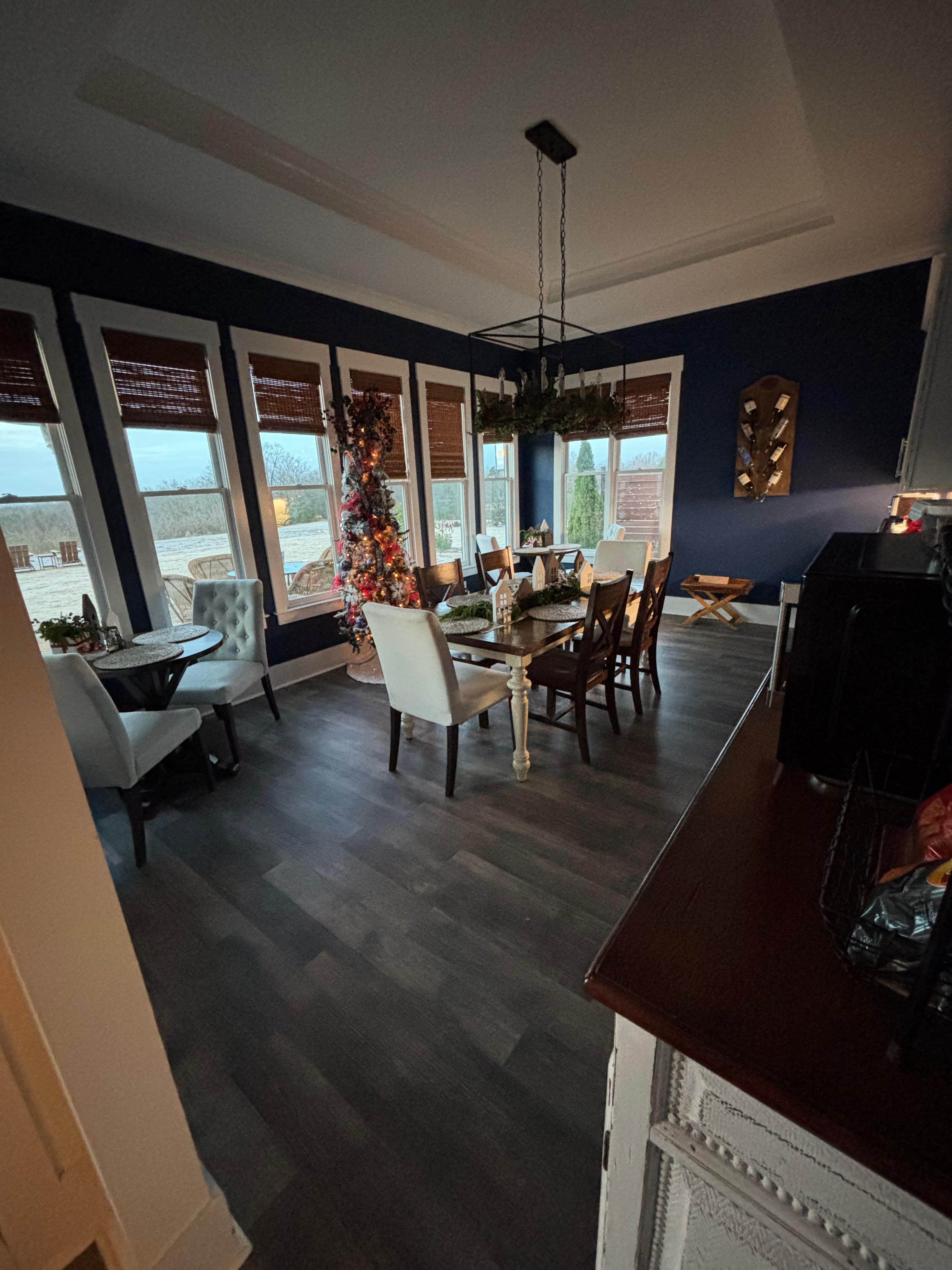 Breakfast area with snacks