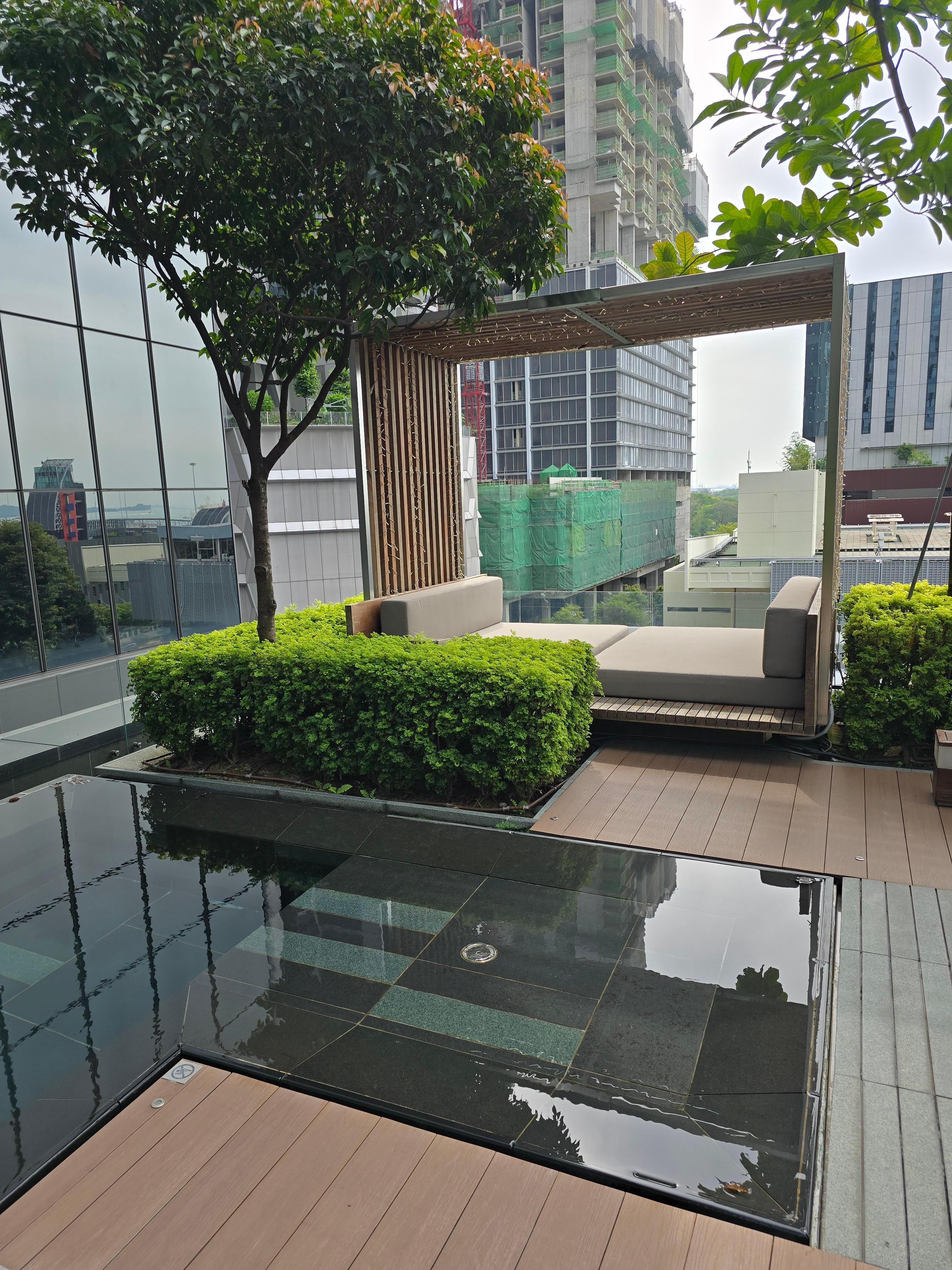 Cabana on the sun terrace