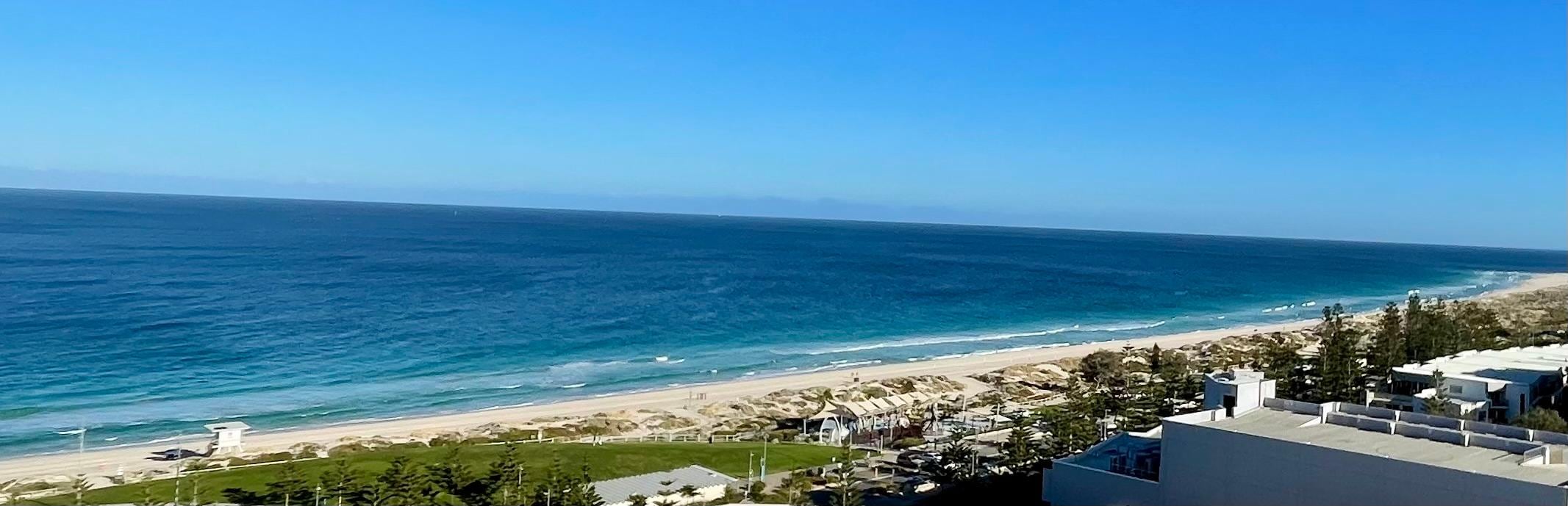 View from room balcony.