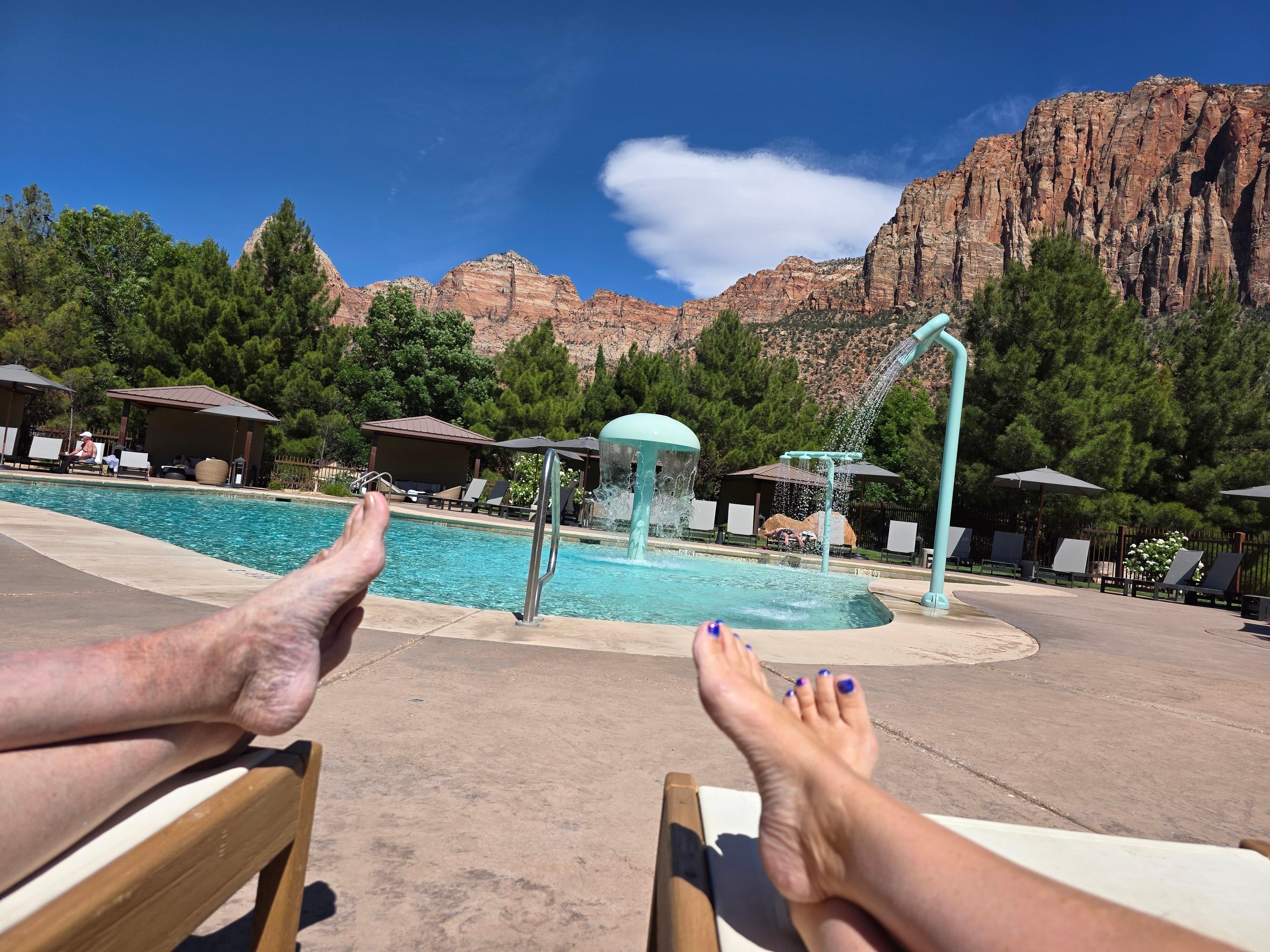 This is the pool area.