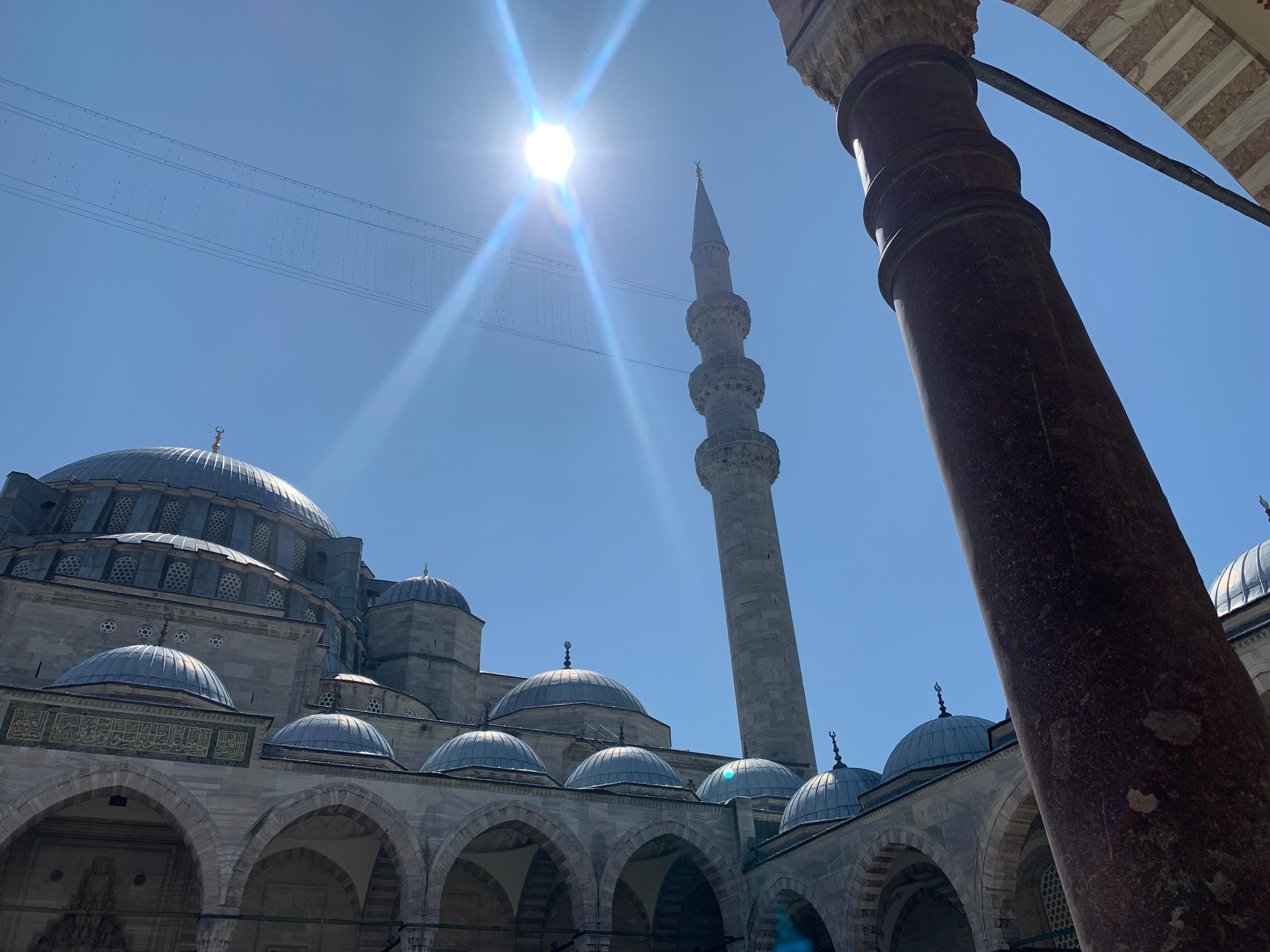 Nearby mosque