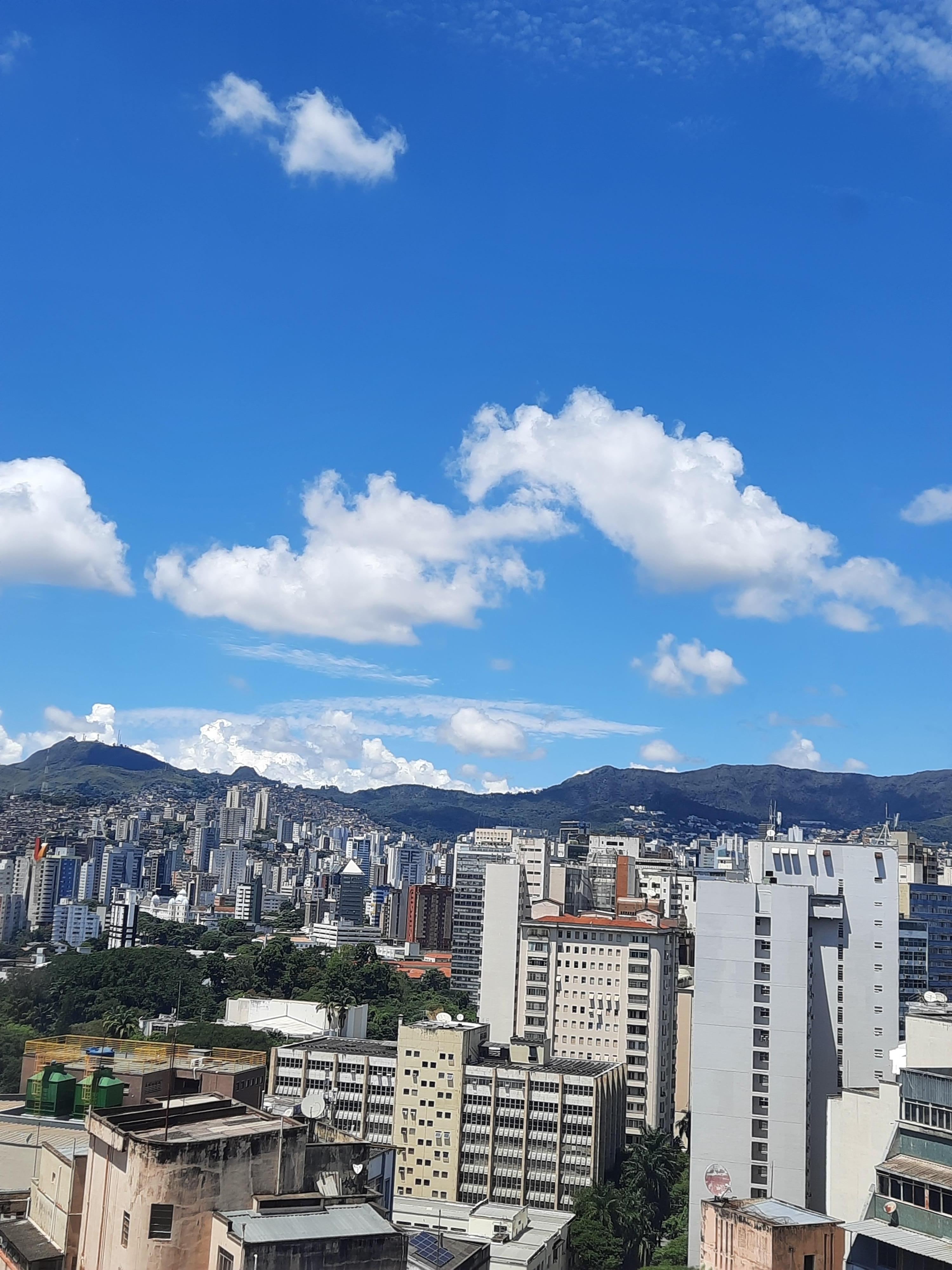 Essa era a vista do meu quarto.