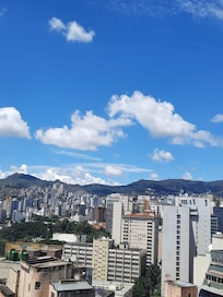 Essa era a vista do meu quarto.