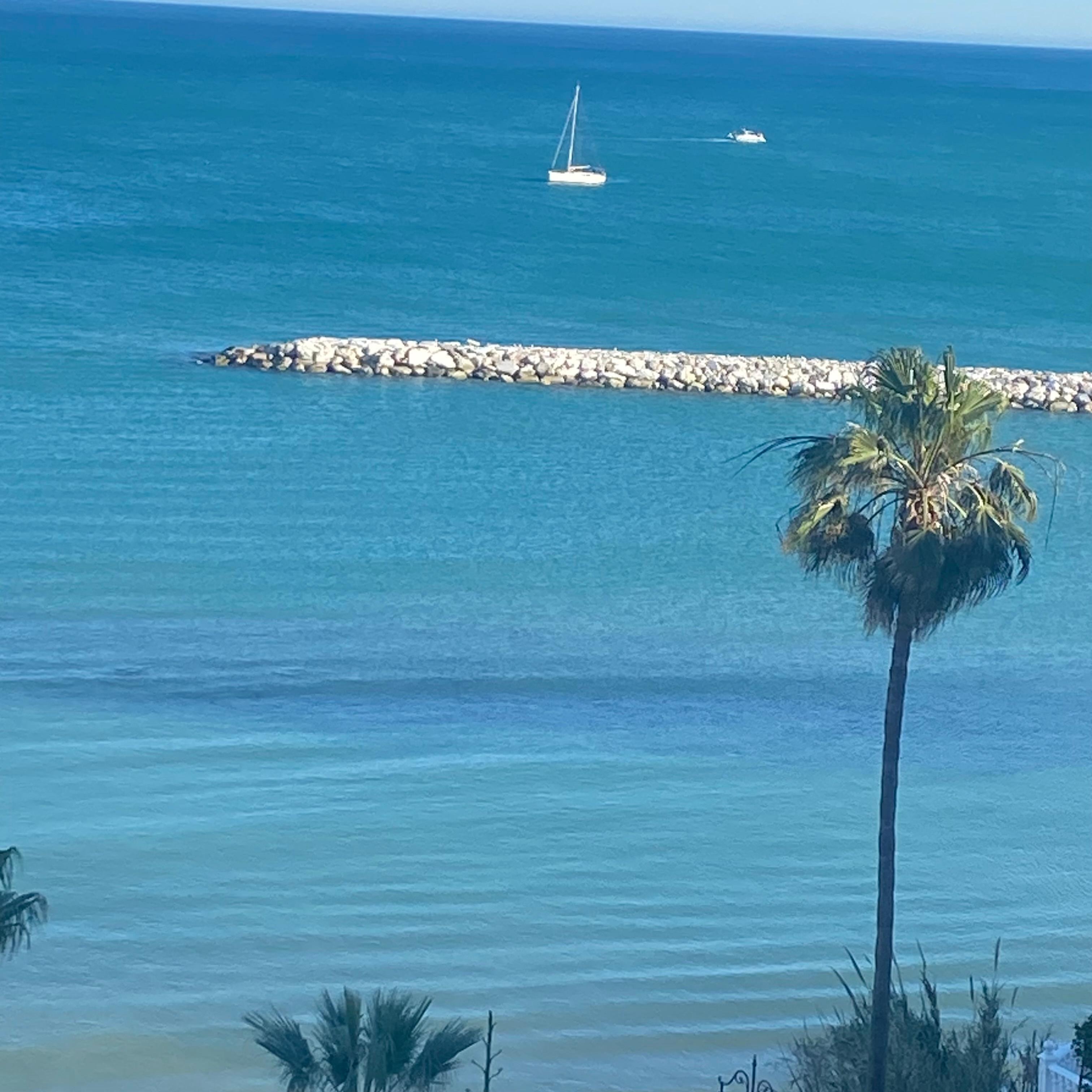 Utsikt från vår balkong 