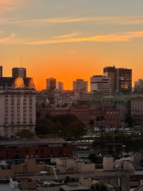 Minha vista para a Casa Rosada