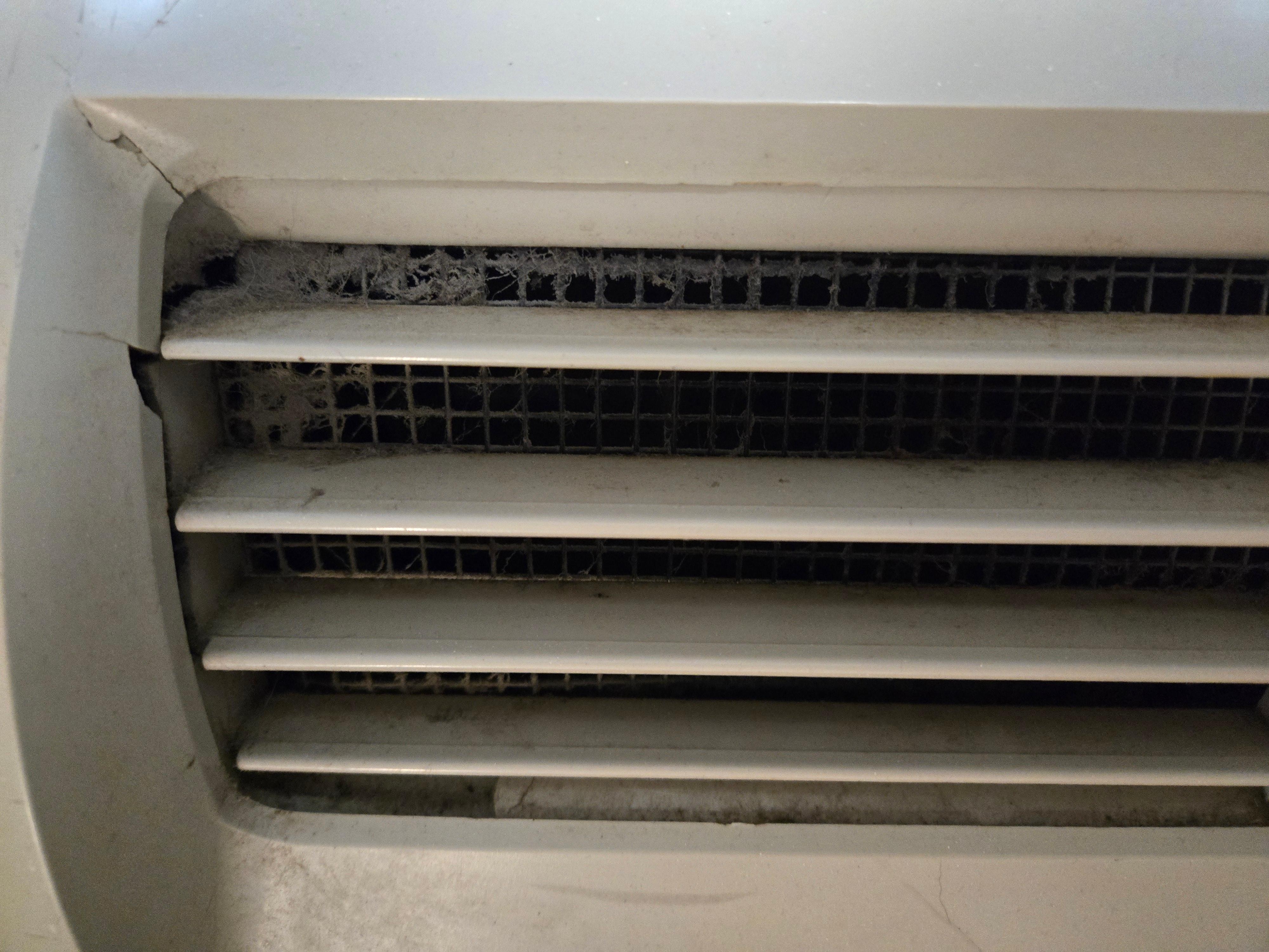 Dirty ac screen

