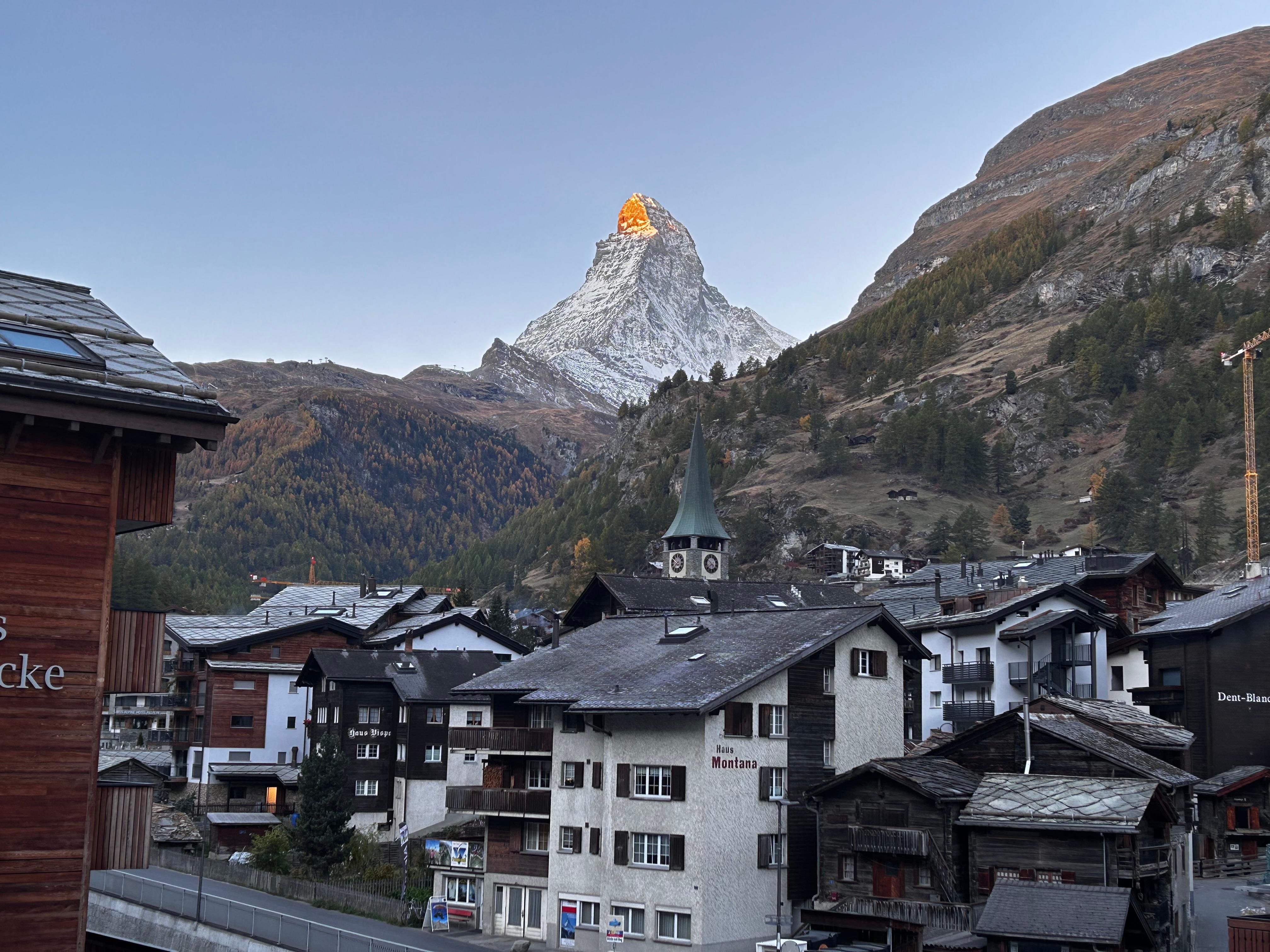 View from our balcony 