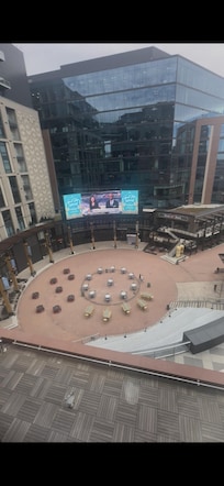 Floor to ceiling window view