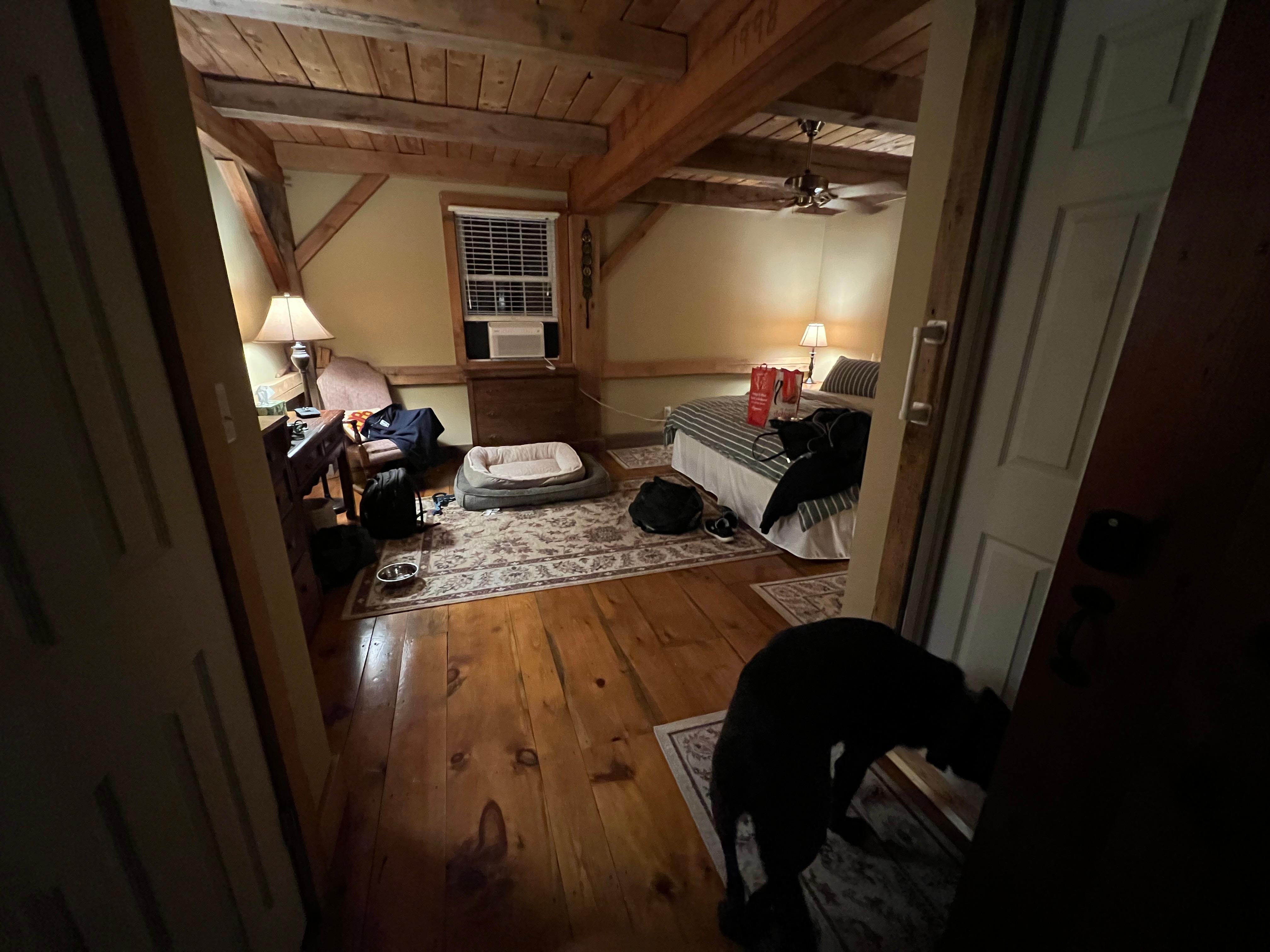 Our bedroom on the first floor.