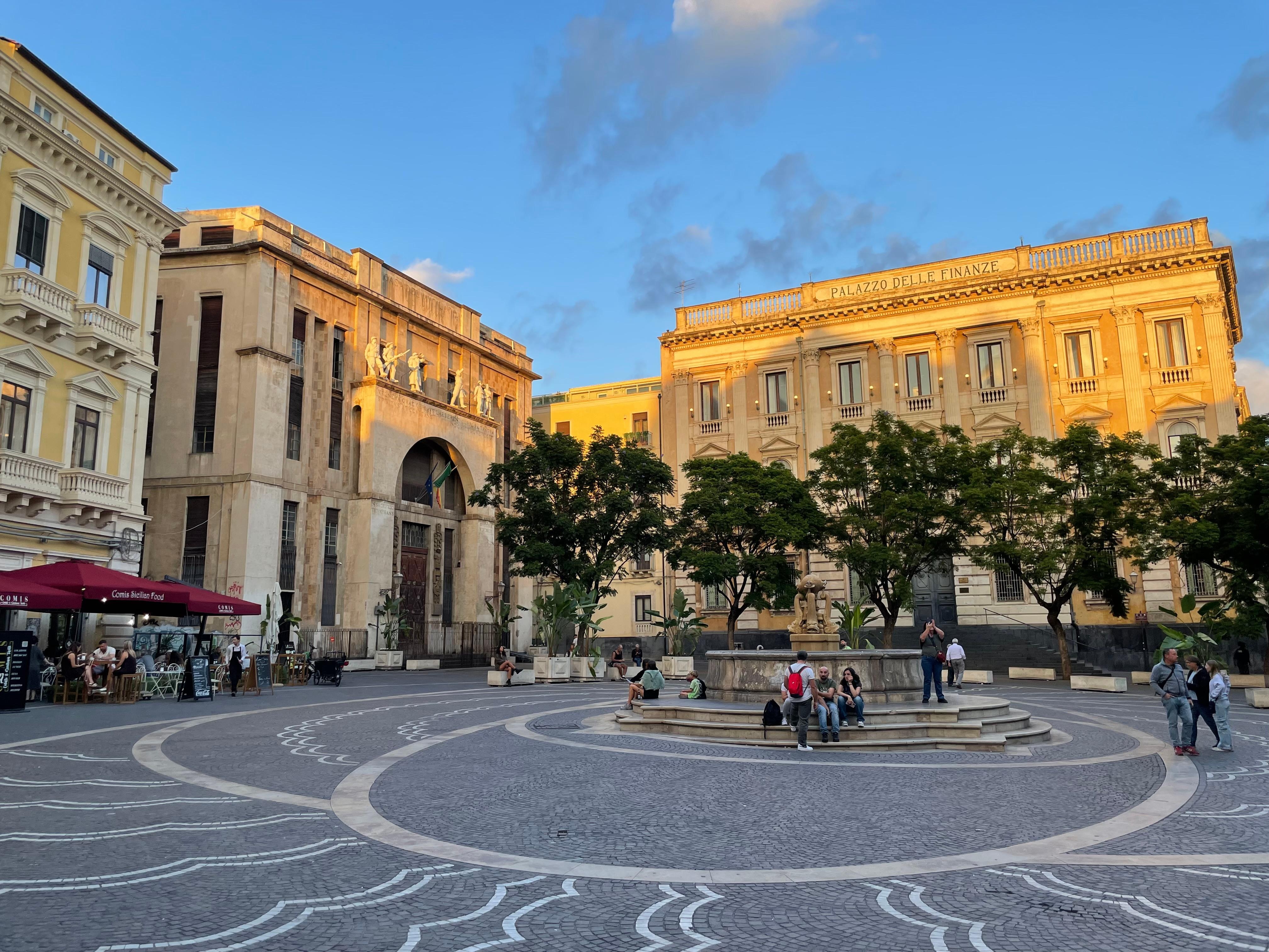 Piazza Vincenzo Bellini wich is two minutes walk from the B&B.