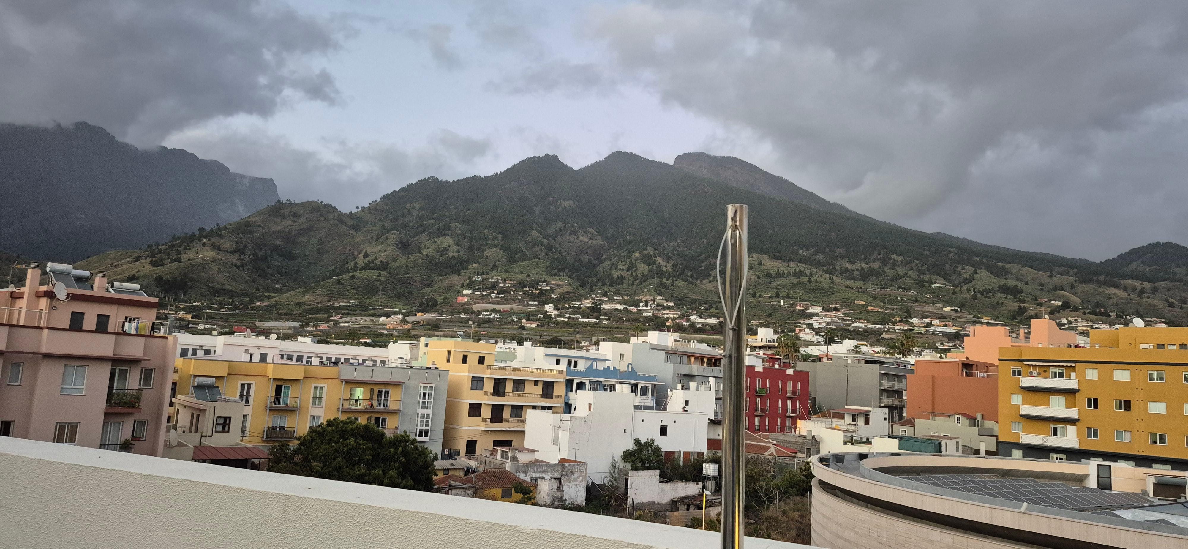 A nice view of moutain from terrace 
