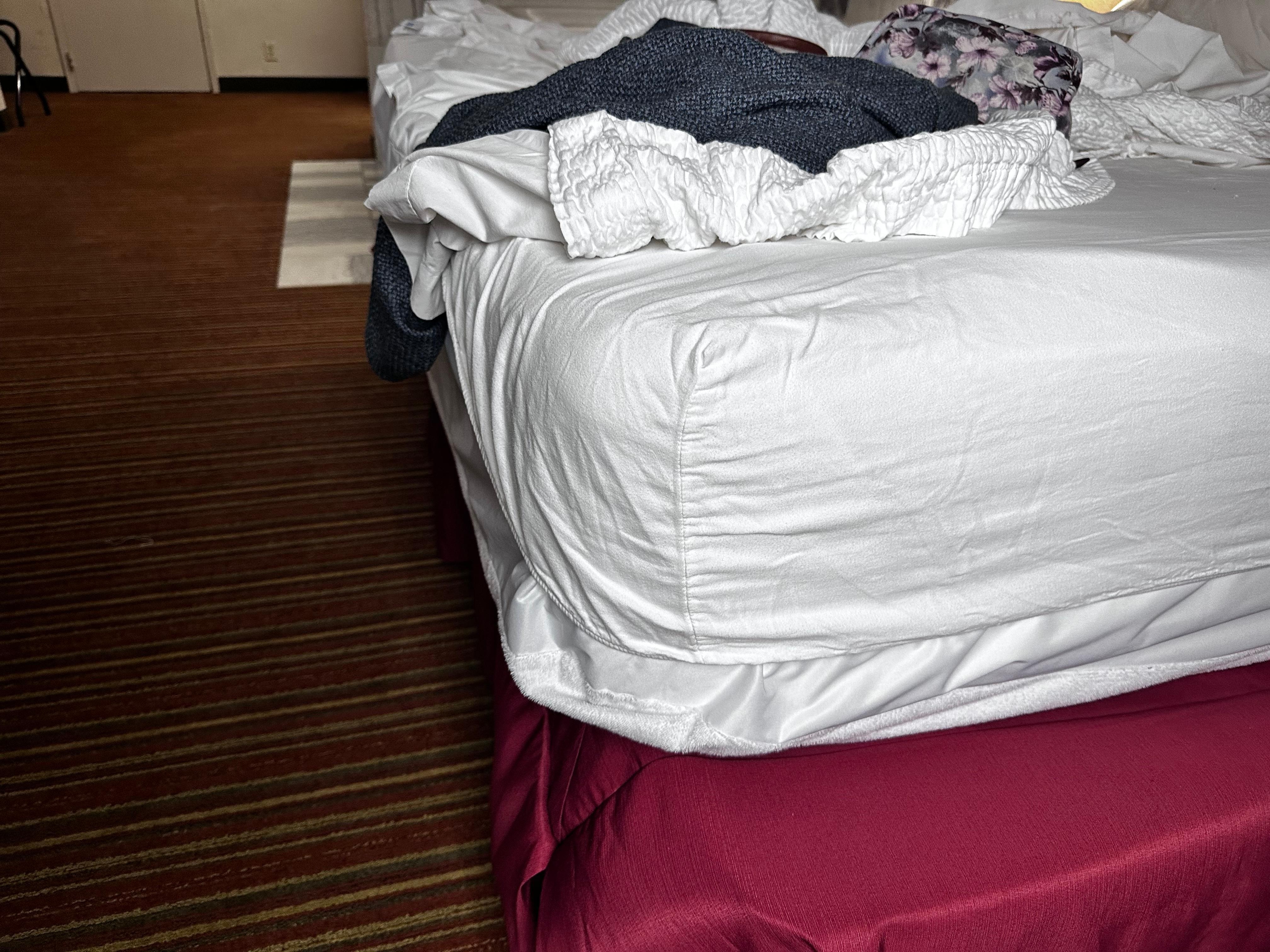 Sheets were itchy and did not fit bed