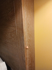 Our first room was dirty! There was gum on the side of the headboard ! And there's was white stuff on the rug! I was transferred to another room. The room was mediocre and the bedding dingy! Towels filthy! Hair in shower drain!