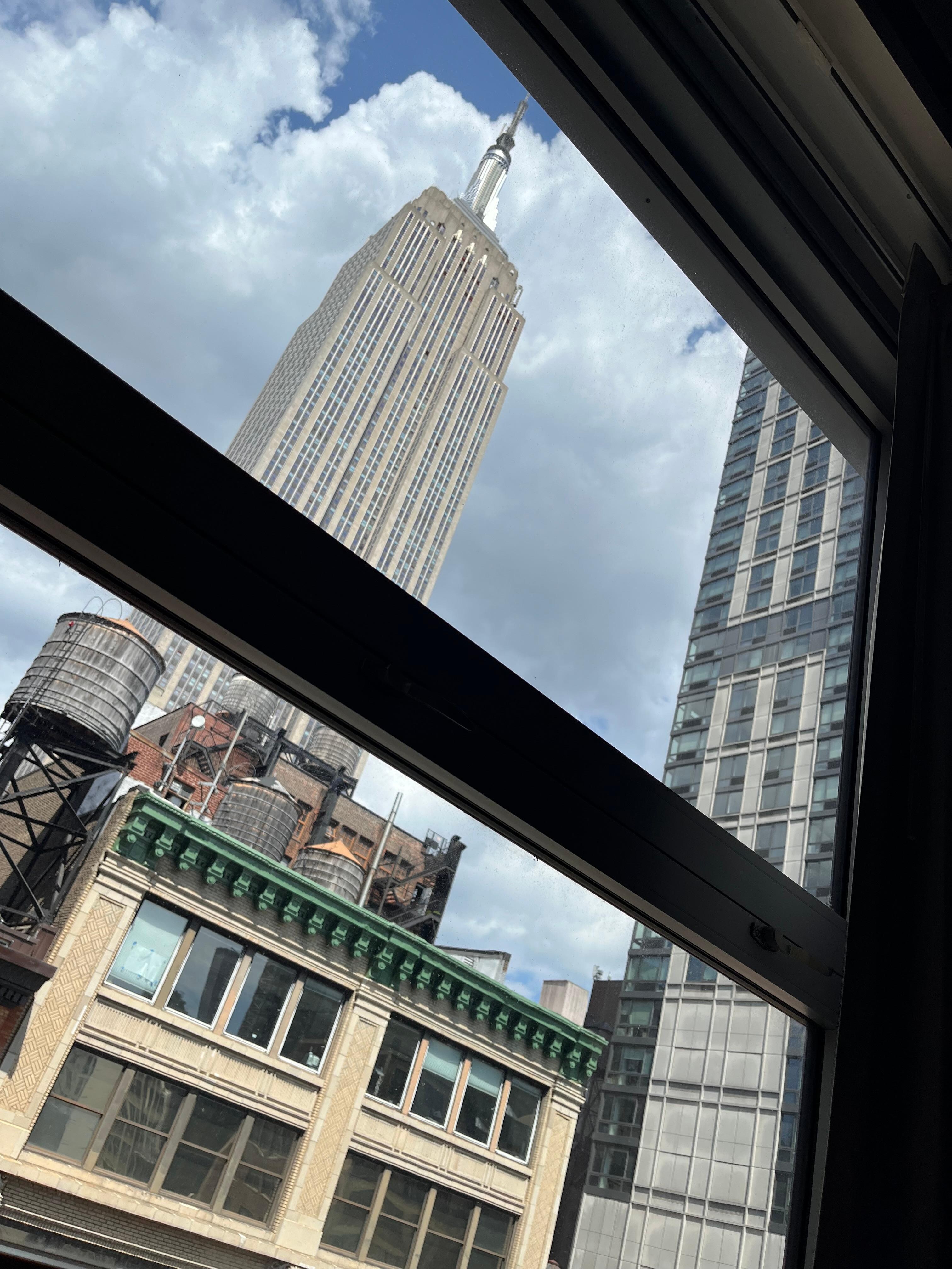 View from the bed