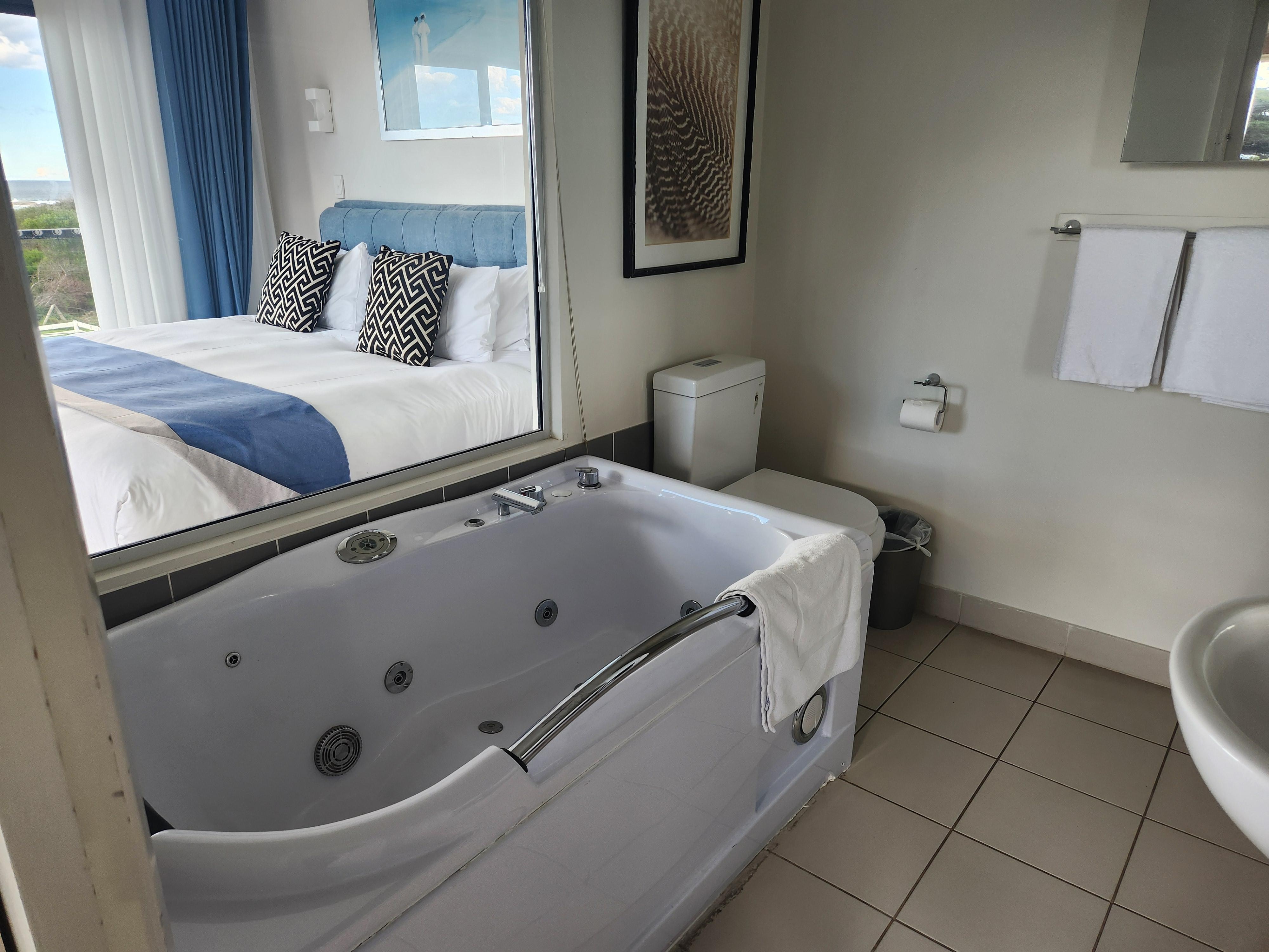 Bathroom with spa bath