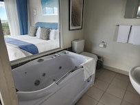 Bathroom with spa bath