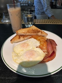 Breakfast at attached restaurant