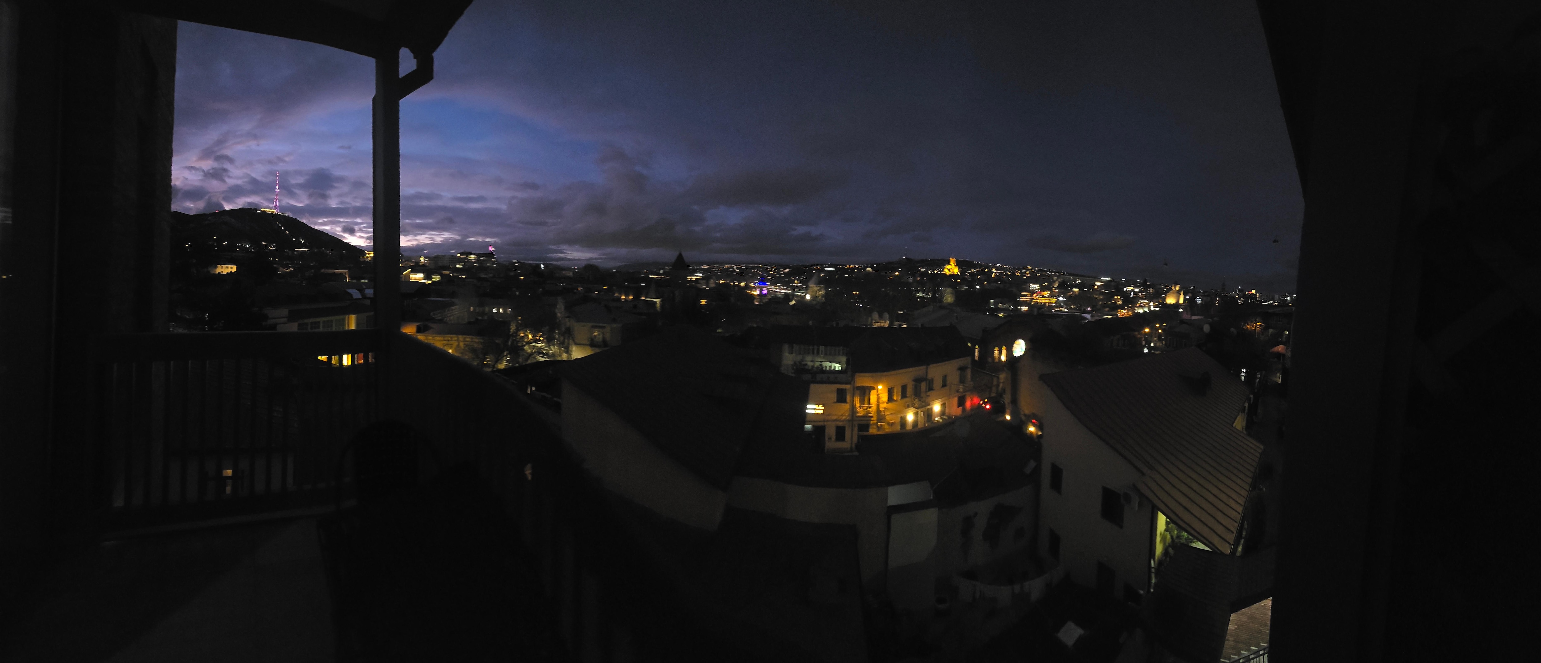 Utsikt från balkongen