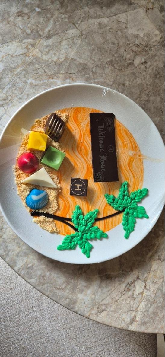 Velkomst på værelset