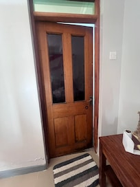 Rummet alla rum har utgång mot trädgården