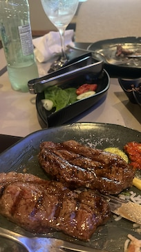 Almoço no restaurante do hotel