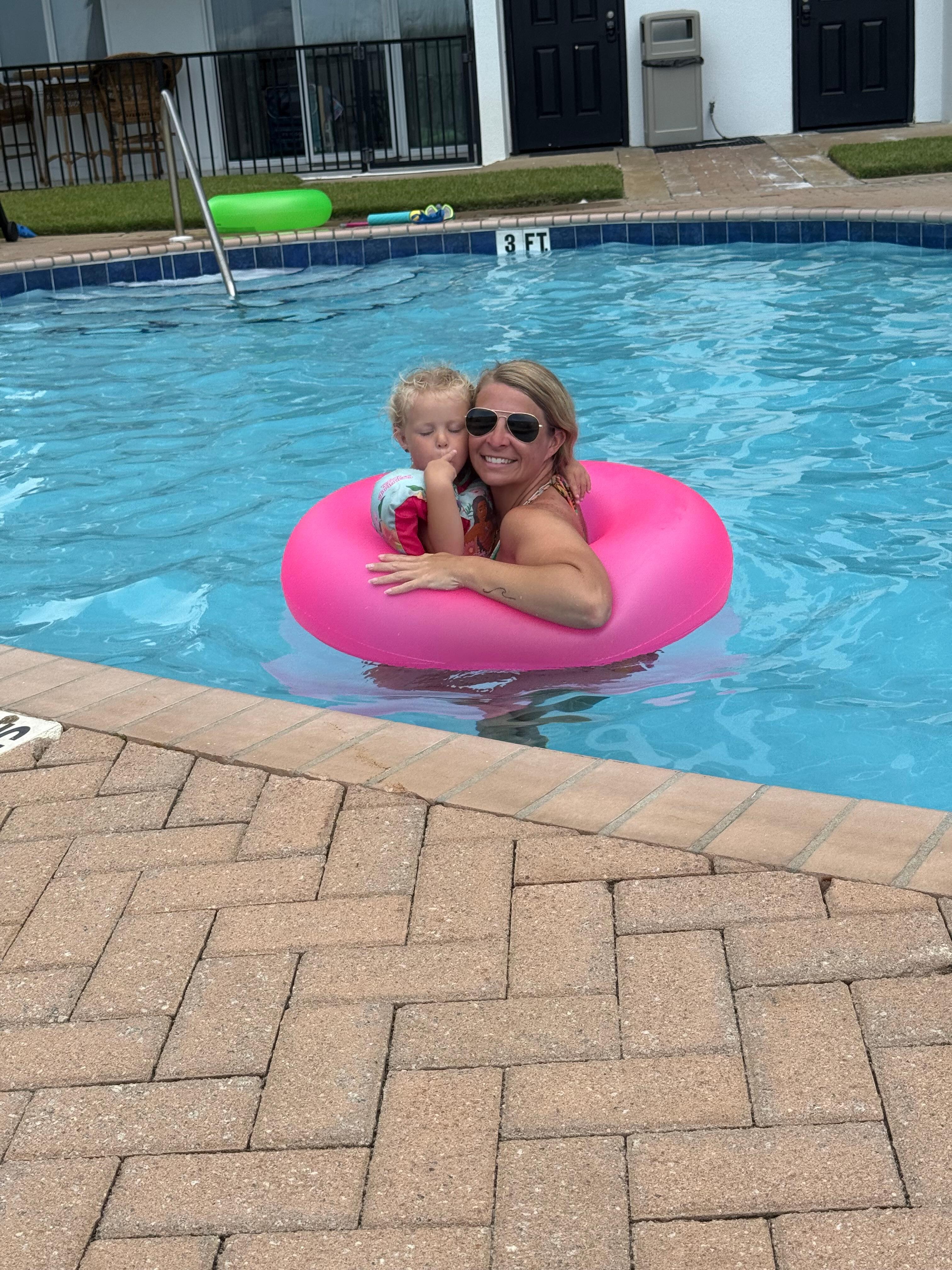 Condo pool area