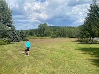 There was wide open space all around the hotel grounds