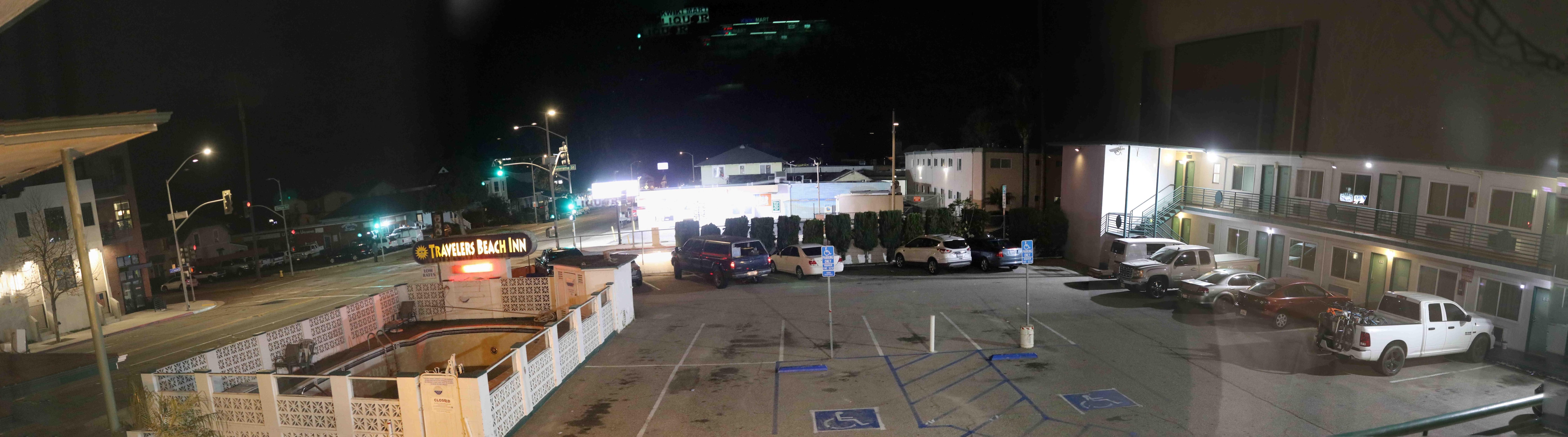 note the empty pool. Taken January 26, 2026