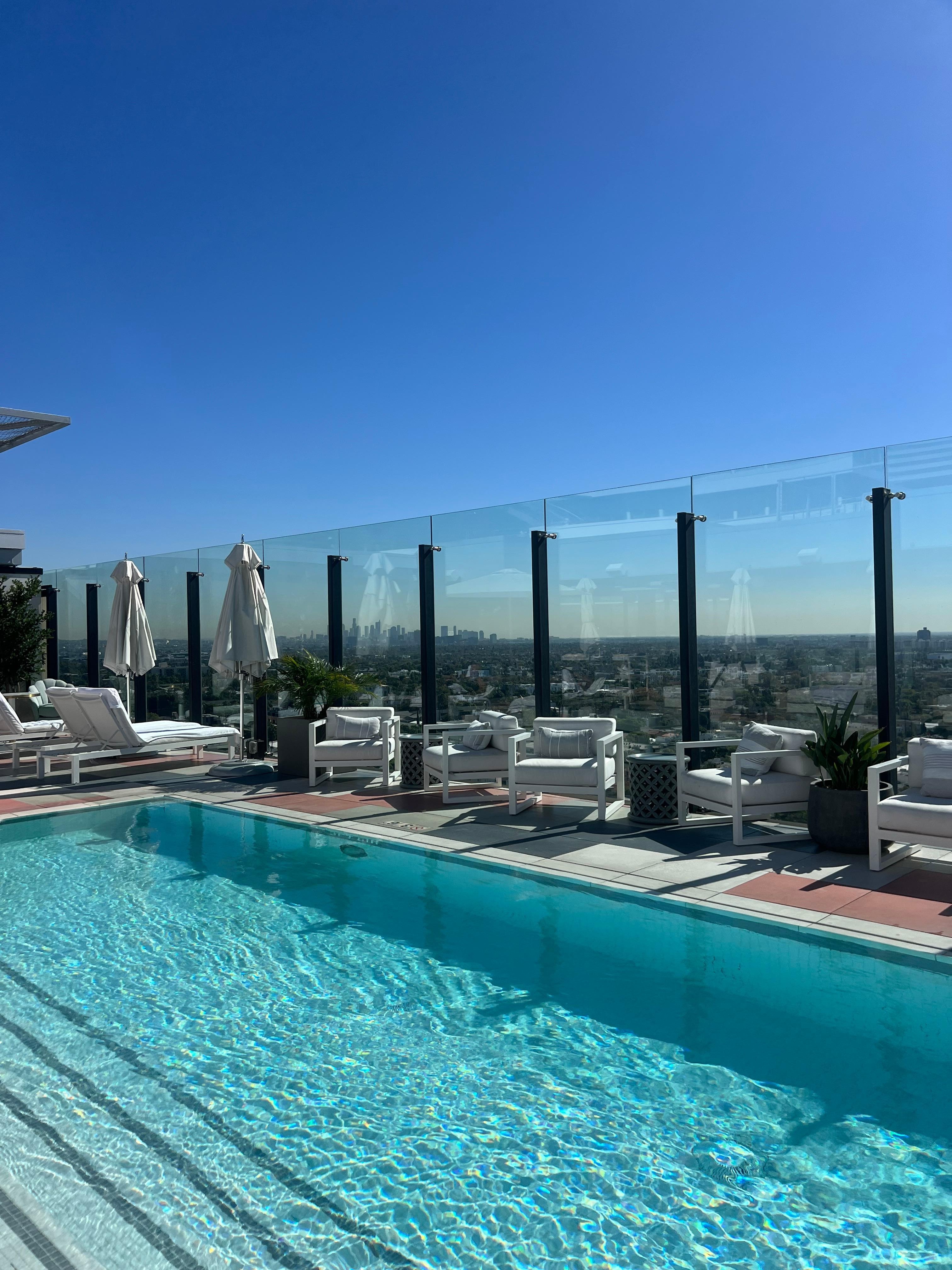 Amazing views of downtown LA