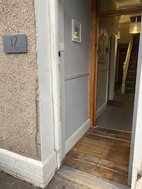The common hall to all 3 flats