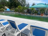 This was the cleanest of the two pools and no-one even tried to go in