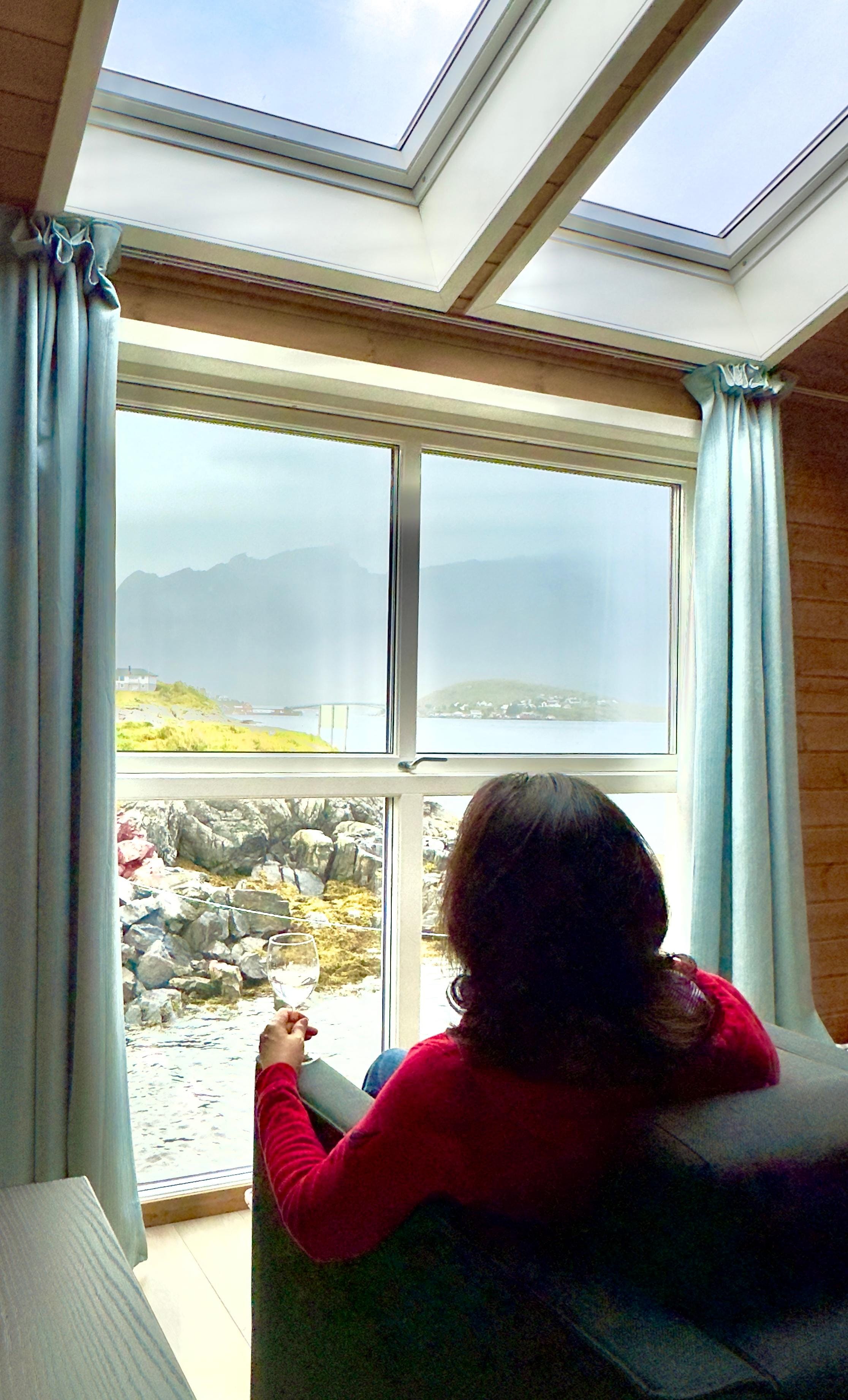 Enjoyed the view from the cottage 