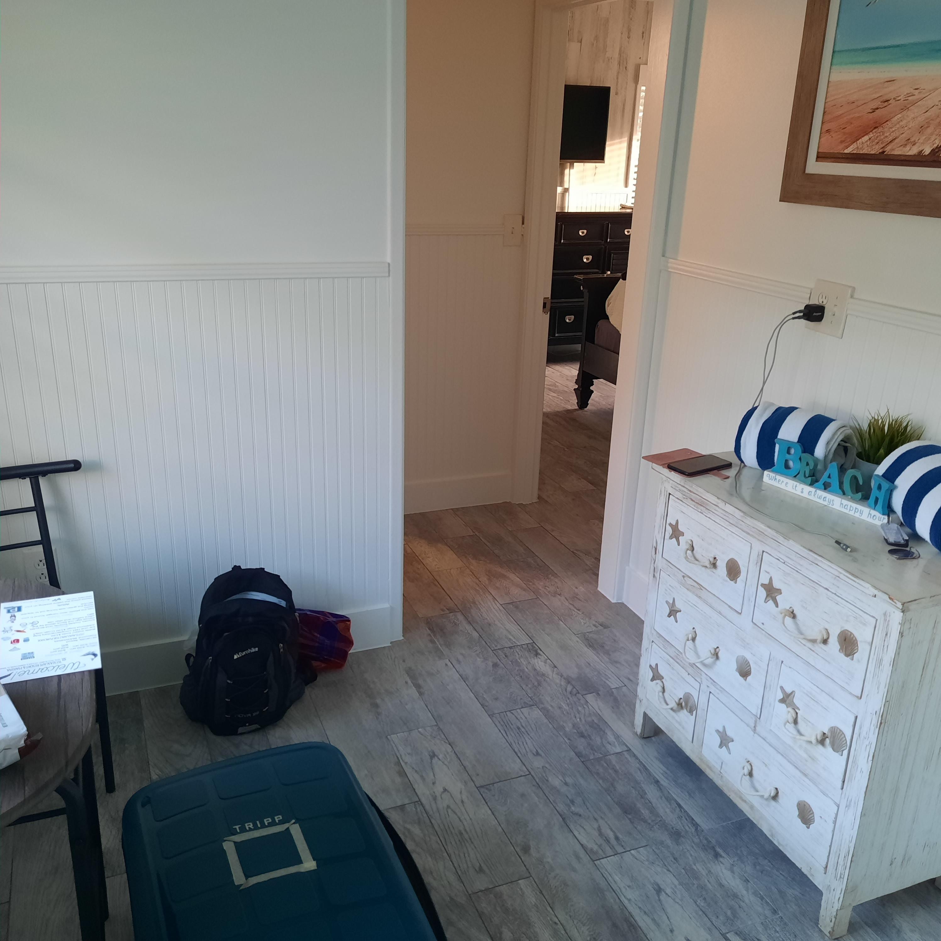 Entrance to accomodation