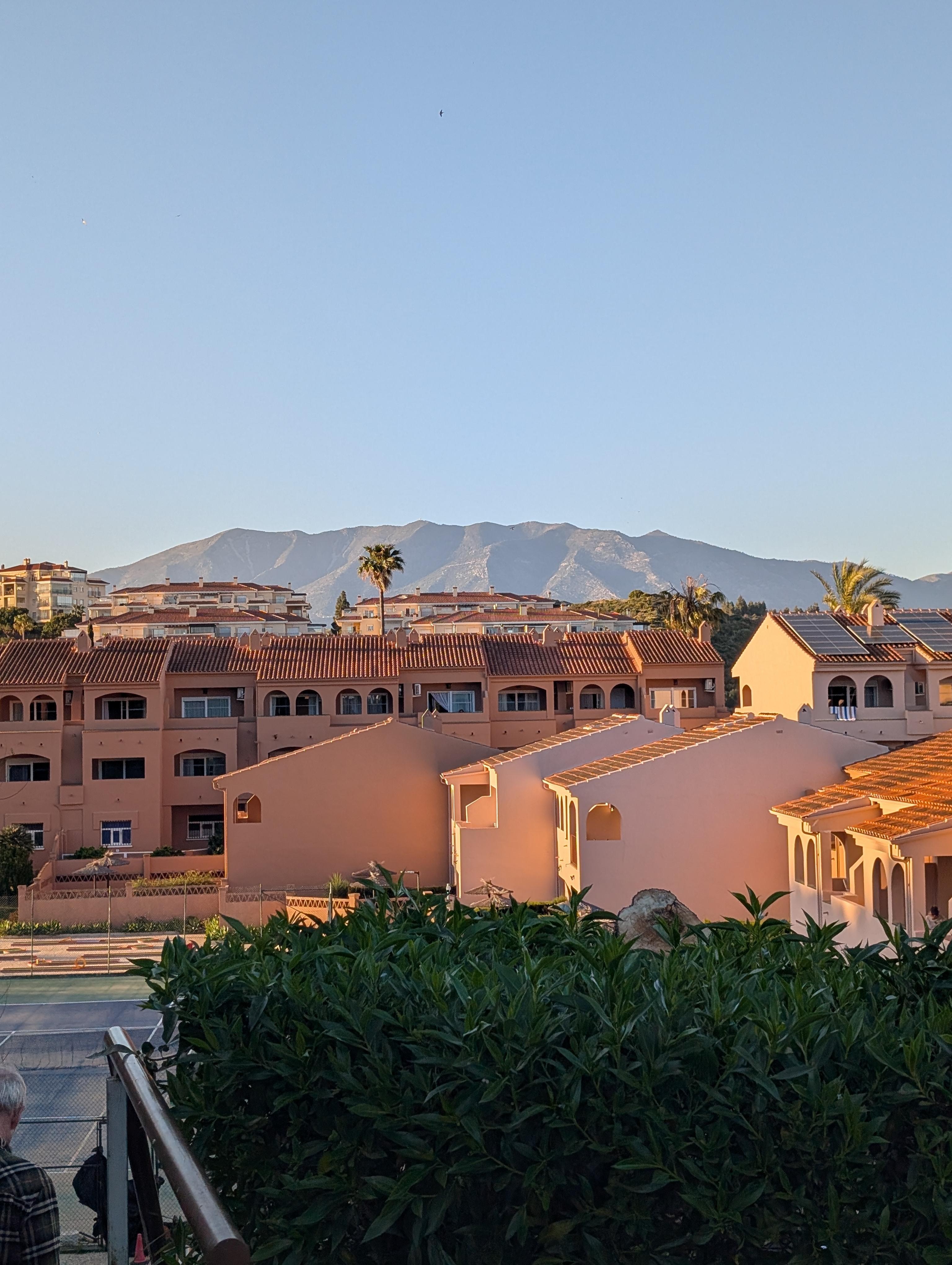 Aften gåtur på hotel området. 