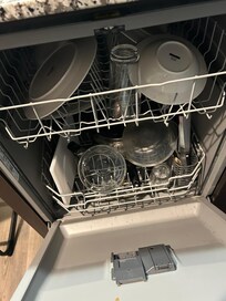 Dirty and smelly dishes. Must’ve been there awhile.