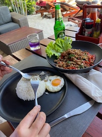 Lunch på restaurangen