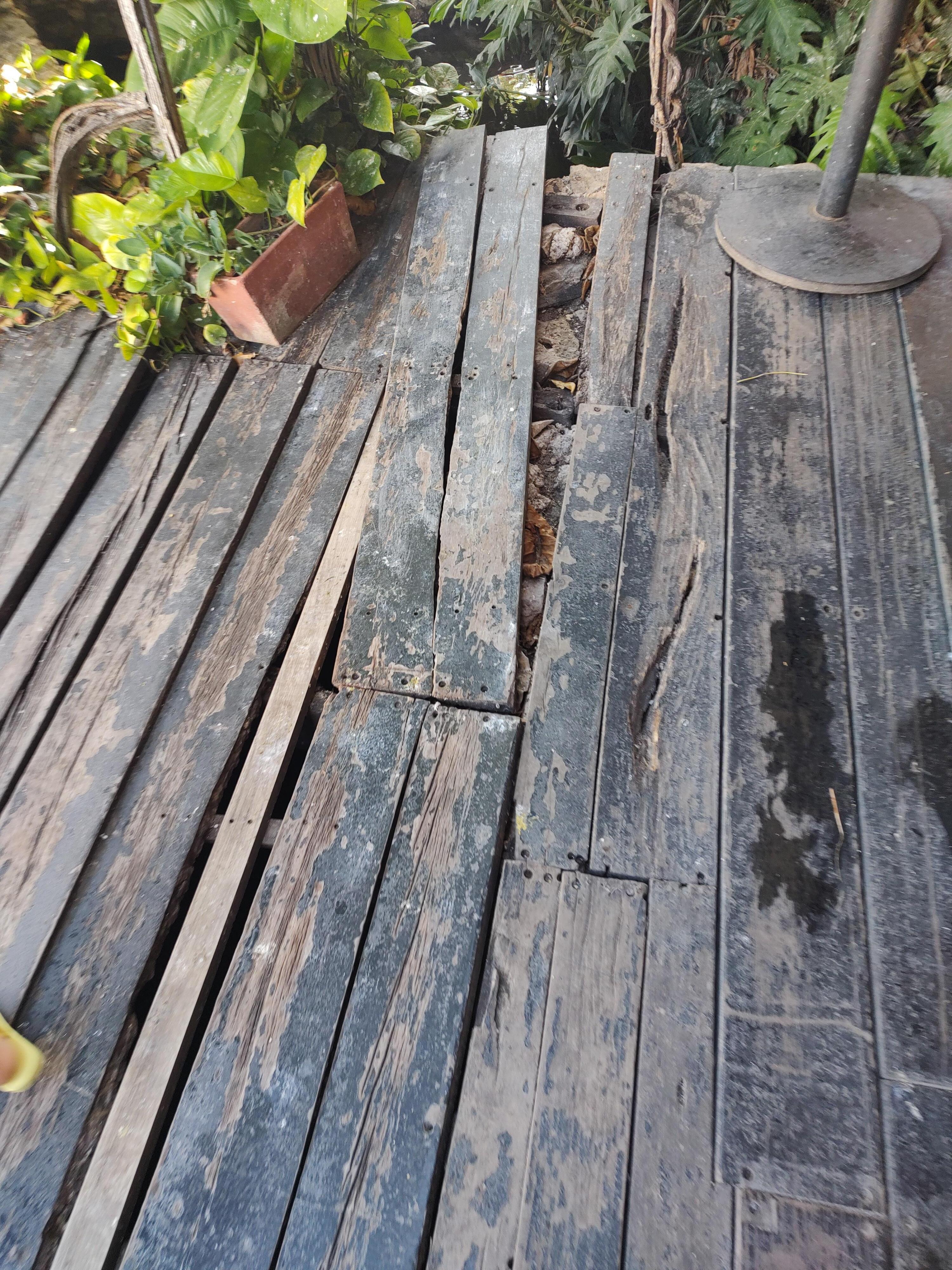 piso acesso de tras