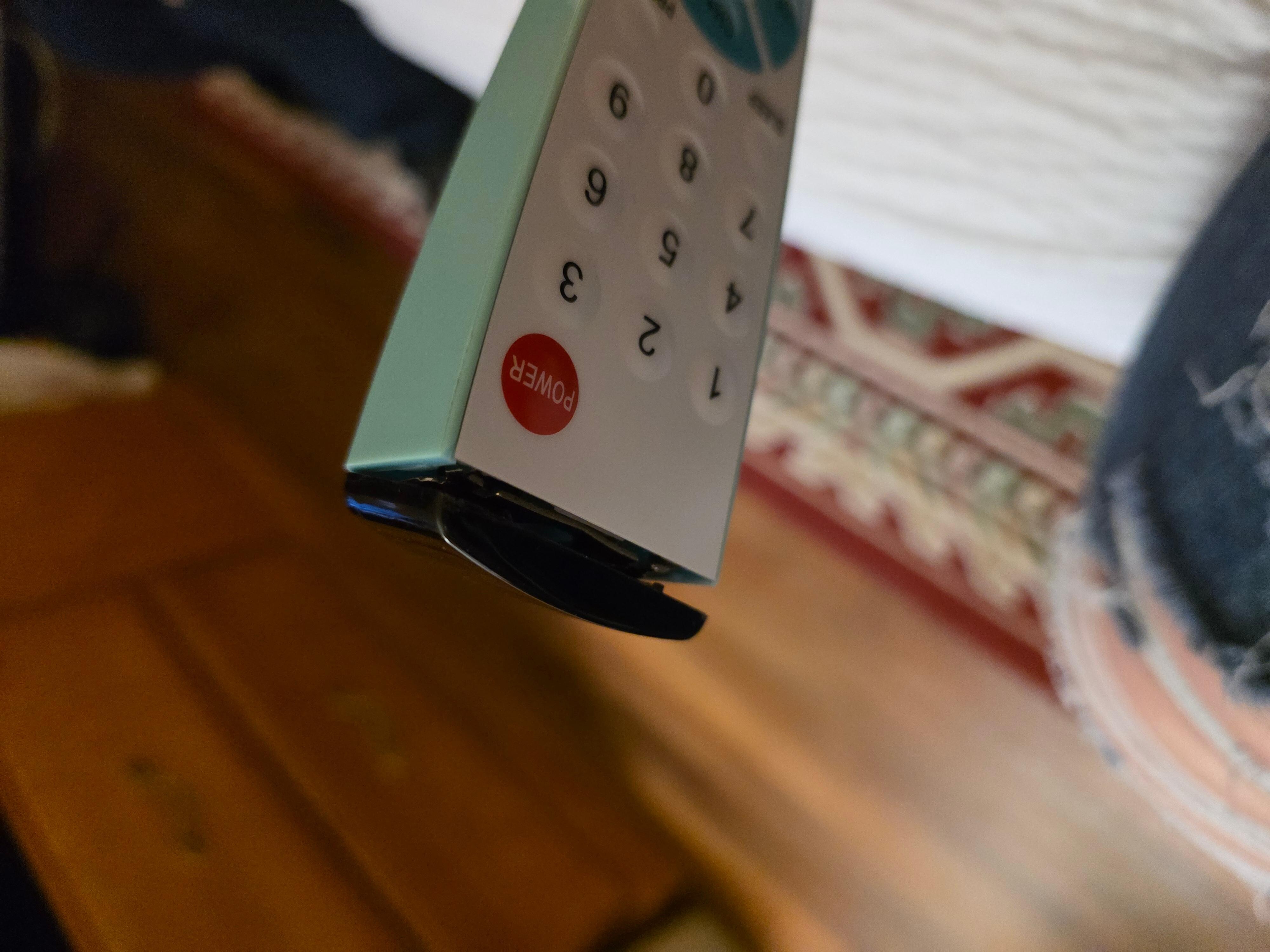 Broken remote, still worked. 