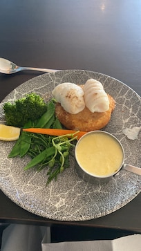 My dinner on second night. Lemon sole