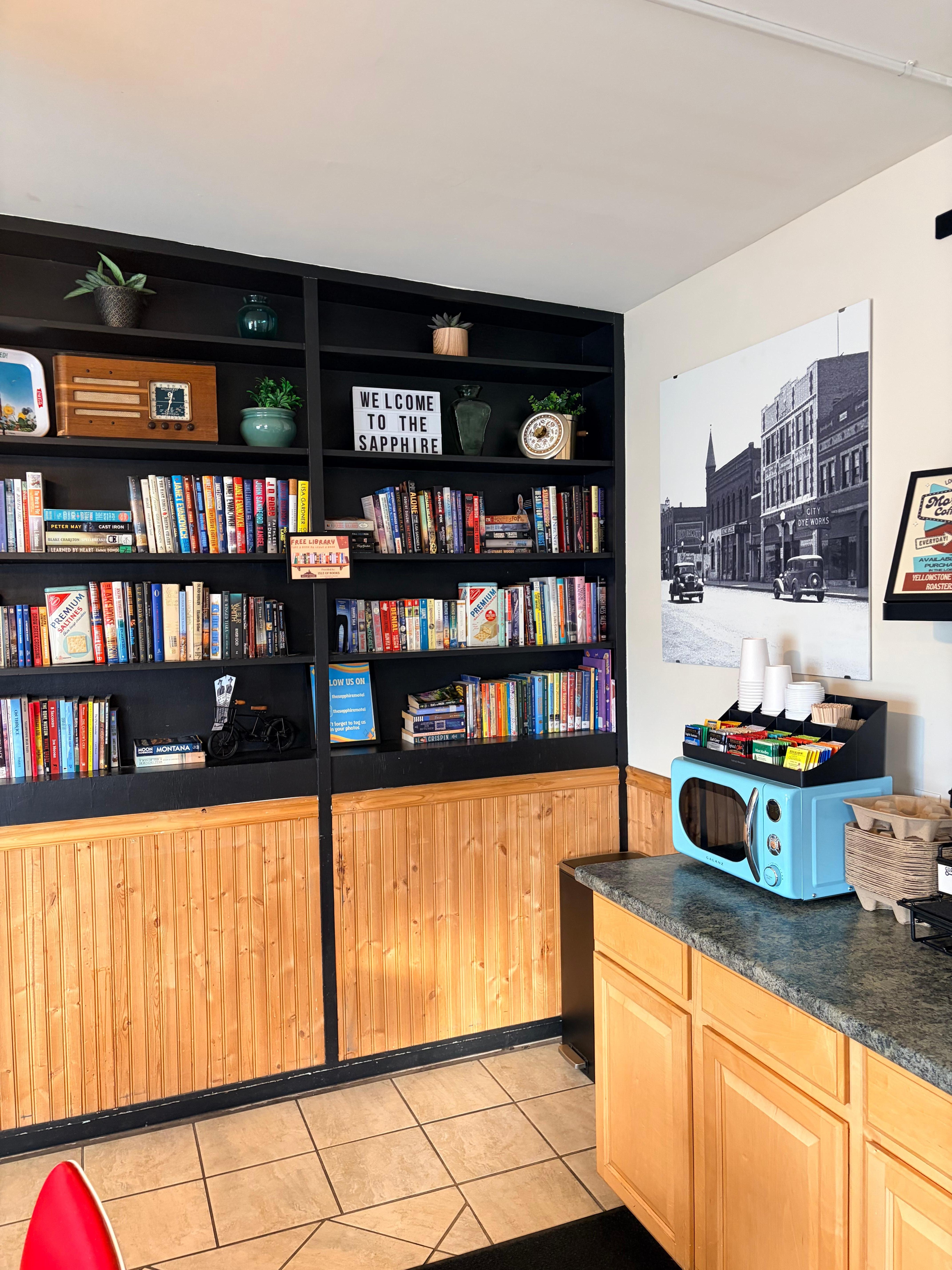 Common area books and games