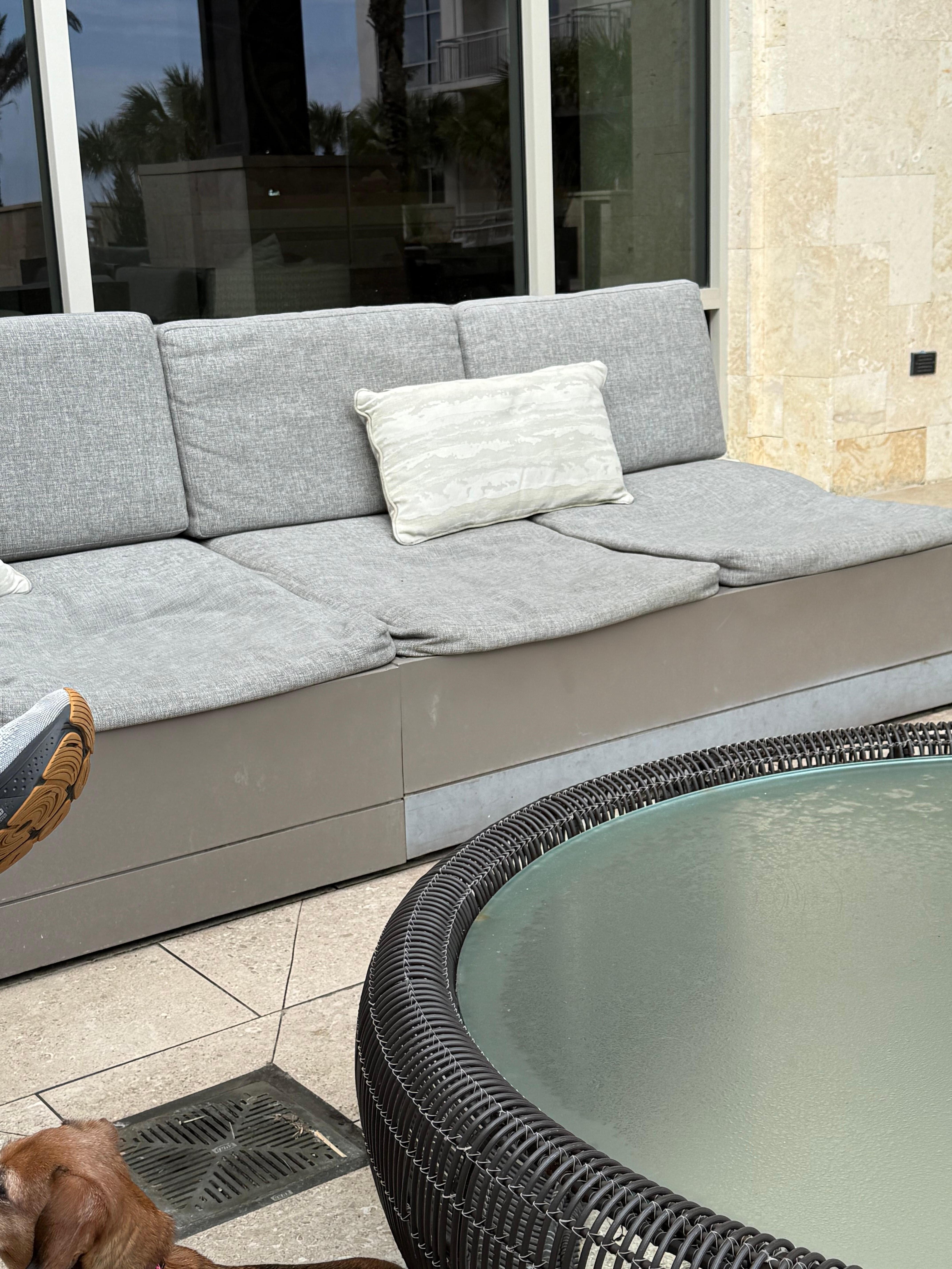 Cushions flat hard seating