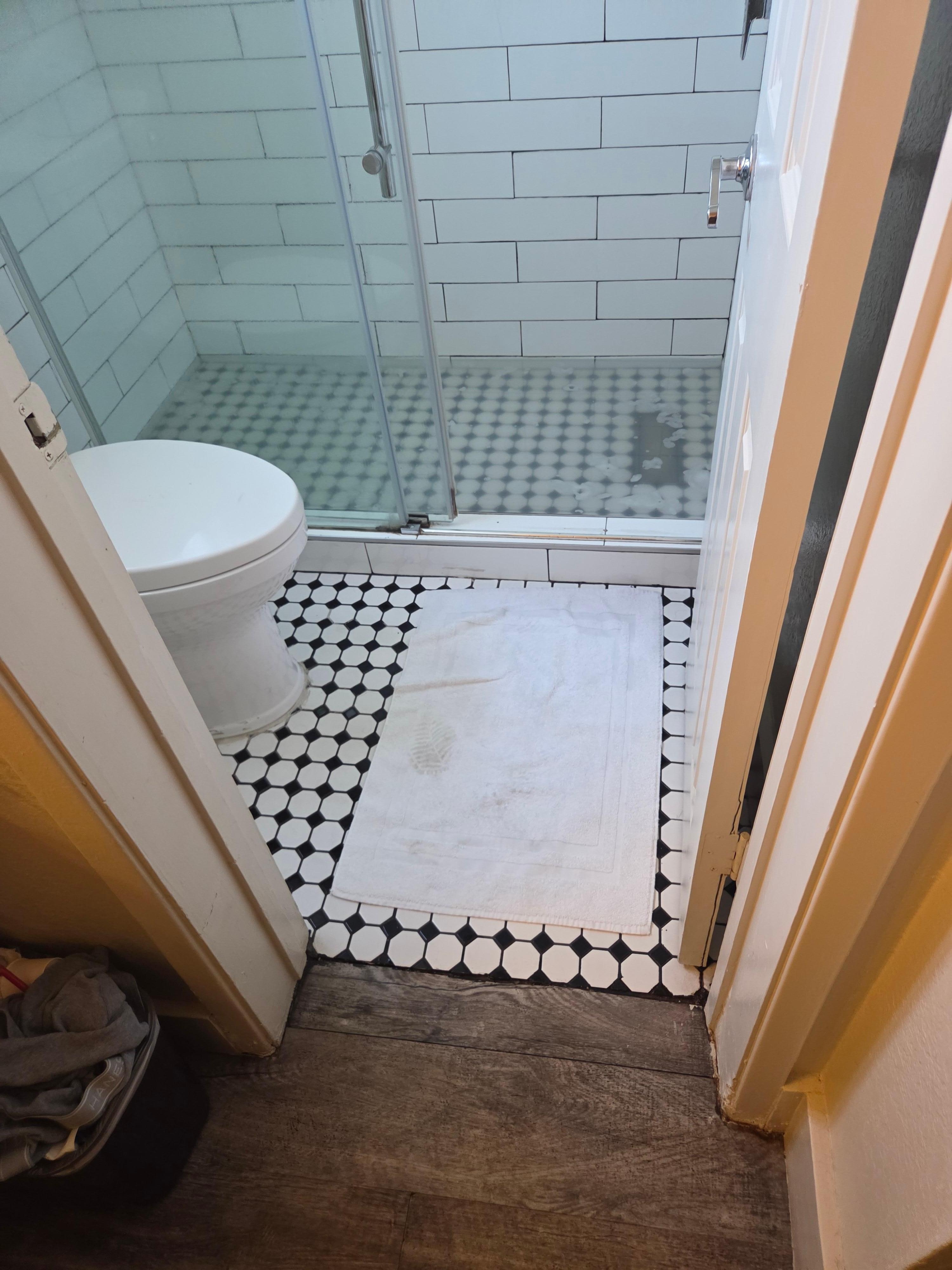 Flooded shower/bathroom 