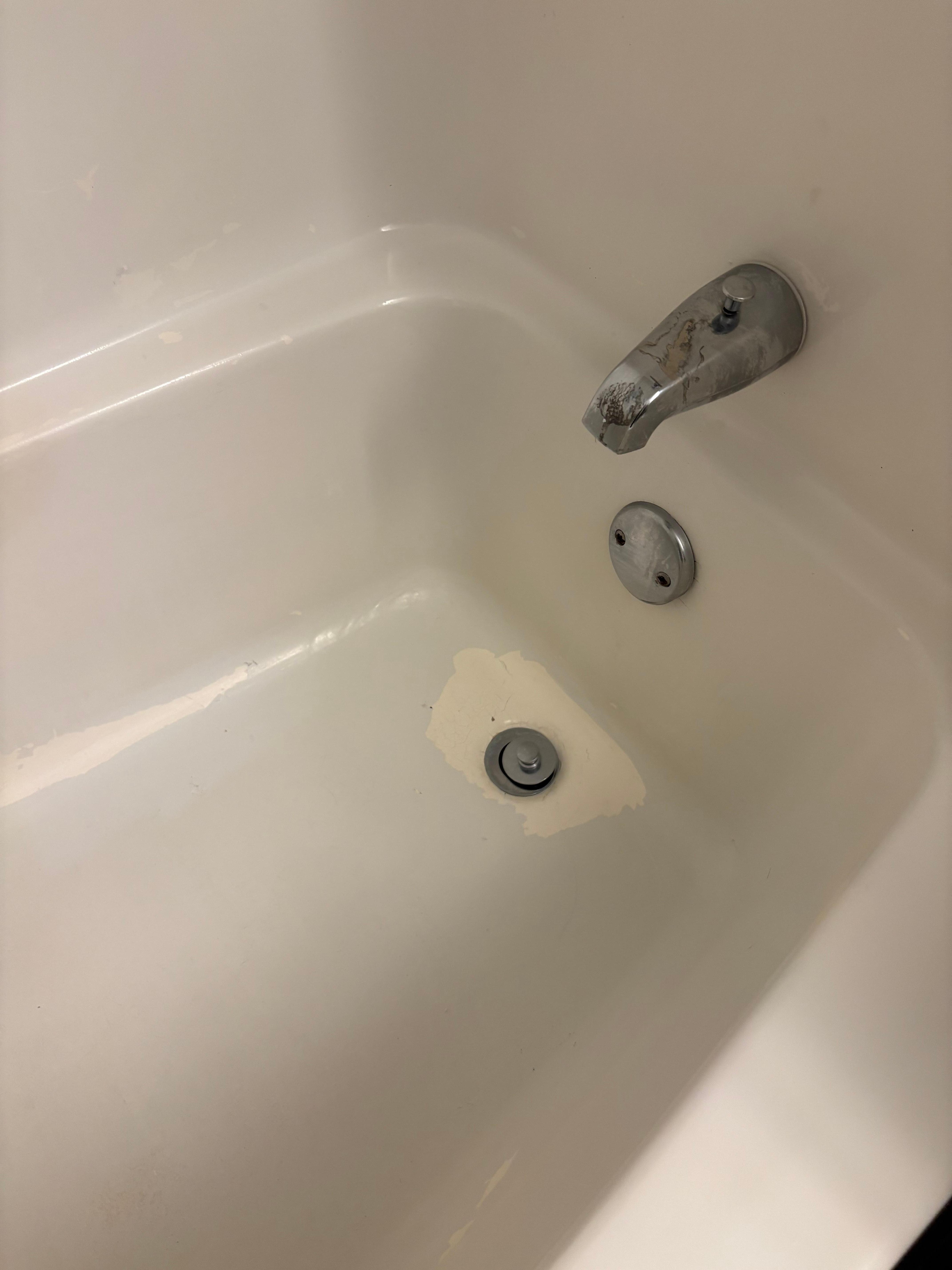 Chipped tub