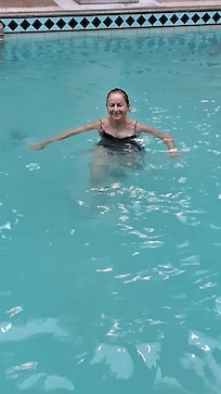 Piscina termal impecável.