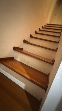 Le scale per arrivare al bagno