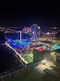 View from our window .