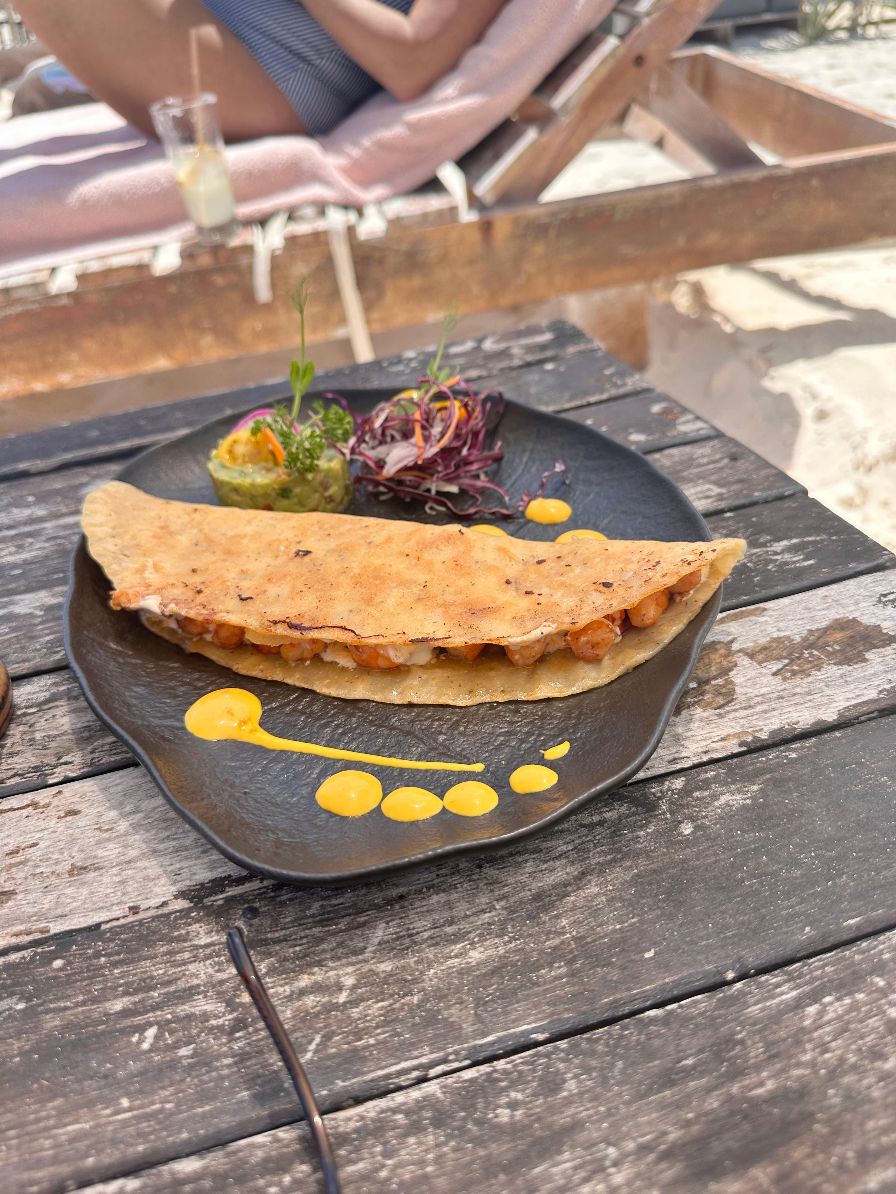 Shrimp quesadilla 